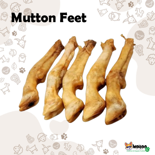 Air Dried Mutton Feet - Wohoopets